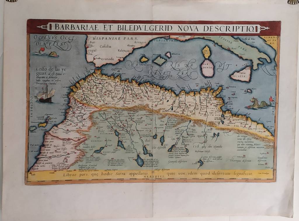Barbariae et Biledulgerid, nova descriptio Ortelius - Libreria ...